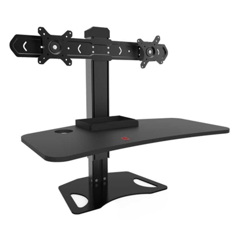 Dual Display Height Adjustable Monitor Lifted Stand for 13”-27” Monitor ...