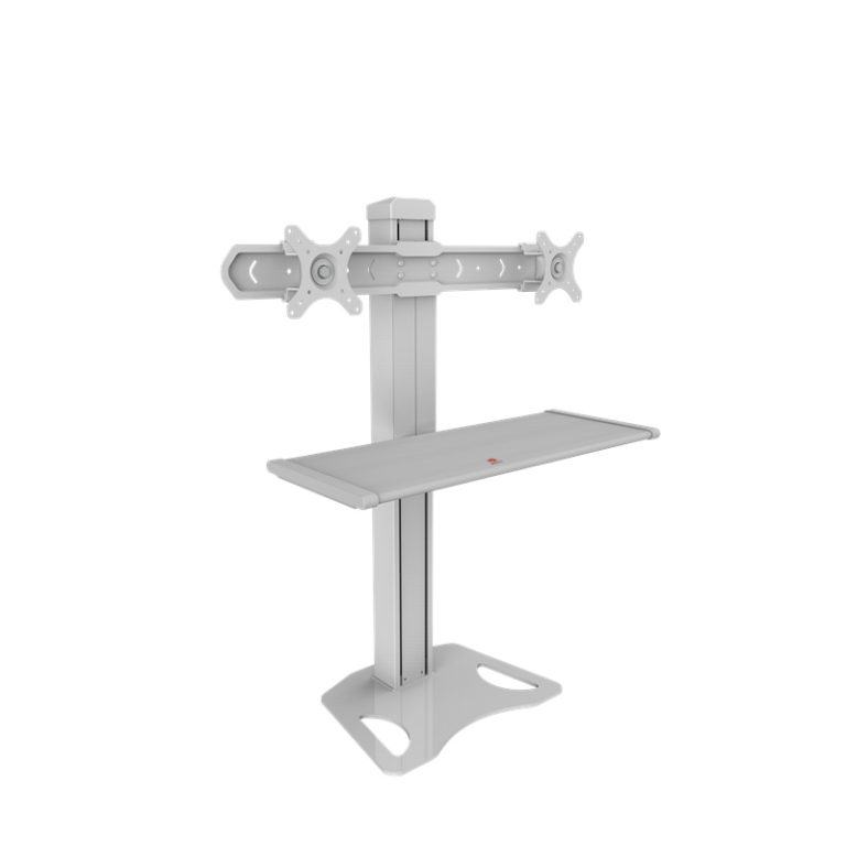 Single Display Height Adjustable Monitor Lift Stand For Most 12”-32 ...